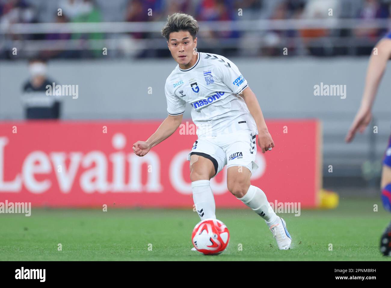 Tokyo, Japan. 19th Apr, 2023. Ryotaro Meshino (Gamba) Football/Soccer : 2023 J. League YBC ...
