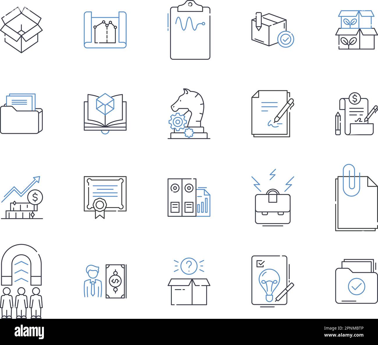 Form Filling Line Icons Collection Input Data Fields Information Details Formulate Entry