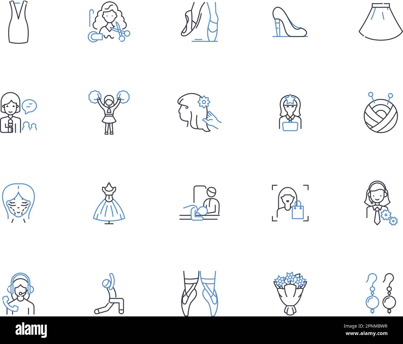 Mothers line icons collection. Nurturing, Selfless, Compassionate ...