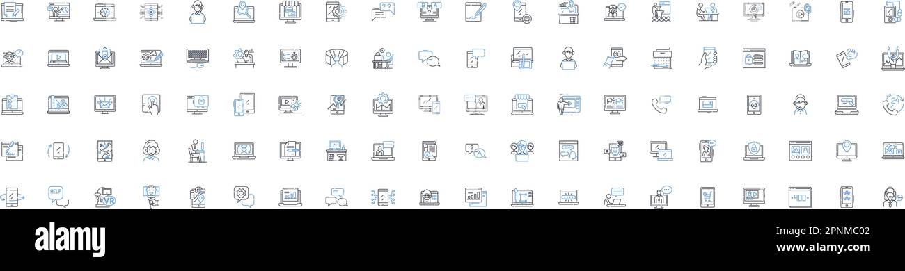 Consumer line icons collection. Shopping, Buying, Consumption, Spending ...