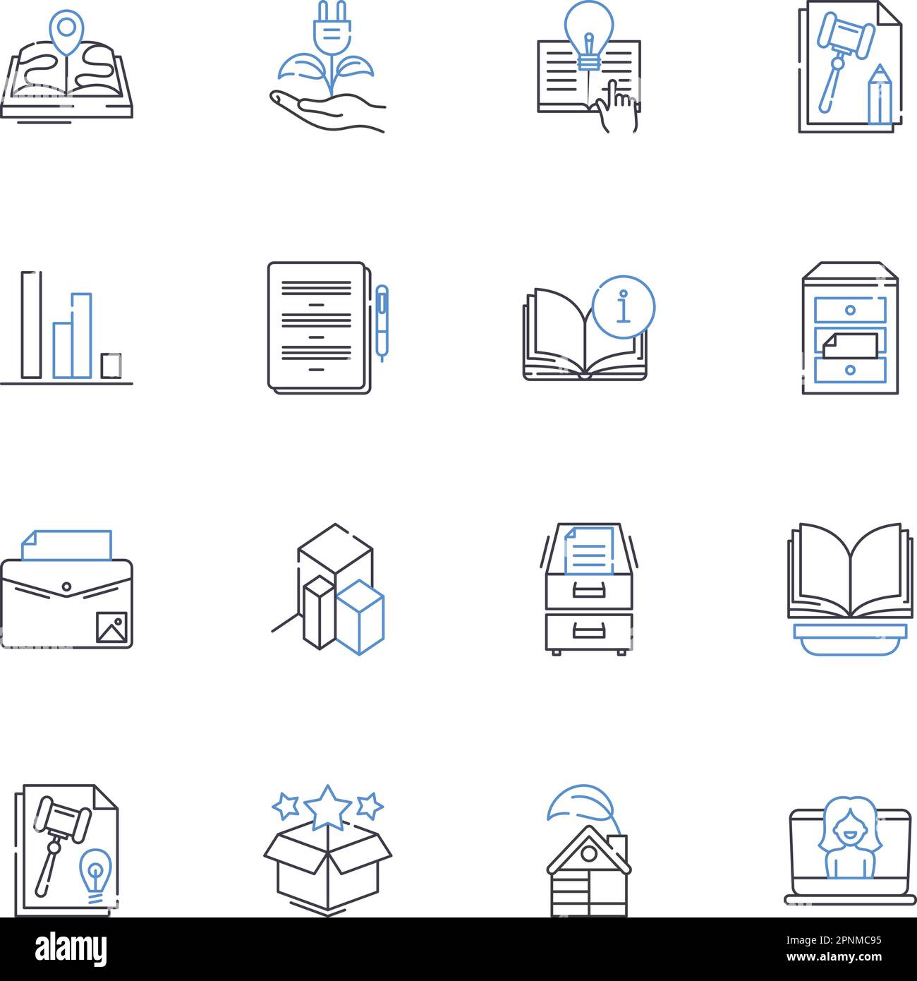 exploration line icons collection. Adventurous, Discovery, Uncharted ...
