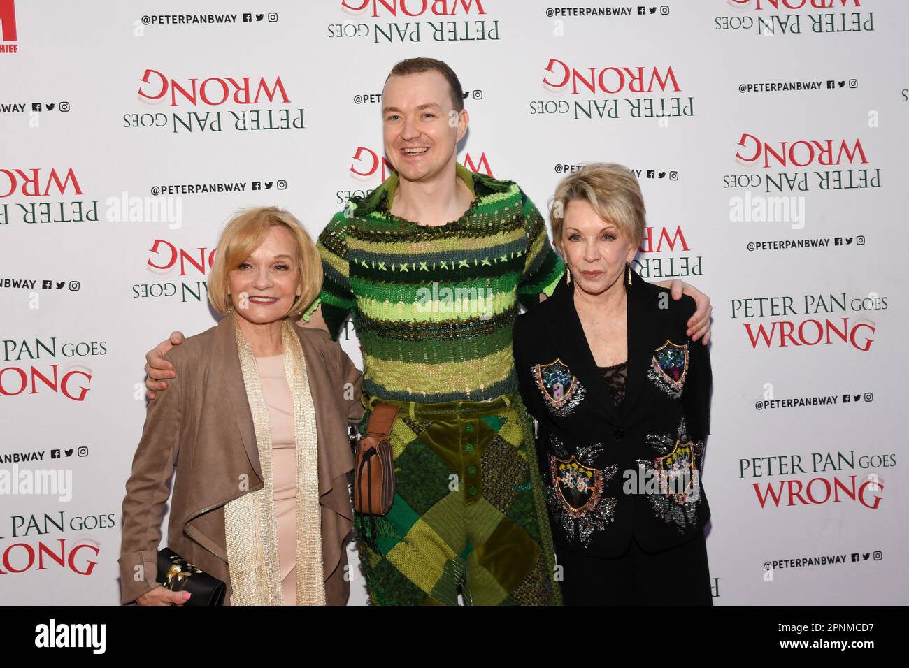 New York, USA. 19th Apr, 2023. Cathy Rigby, Greg Tannahill and Debra ...