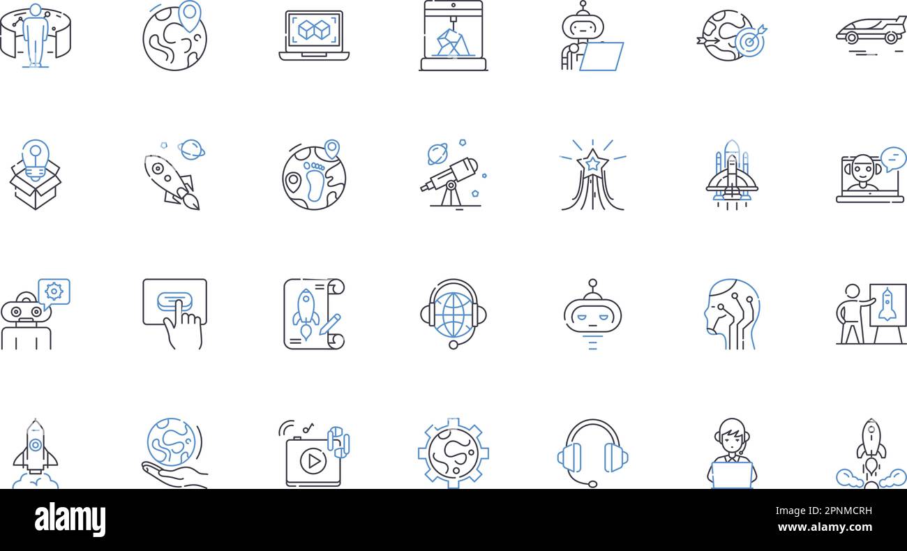 Eventuality line icons collection. Uncertainty, Probability ...