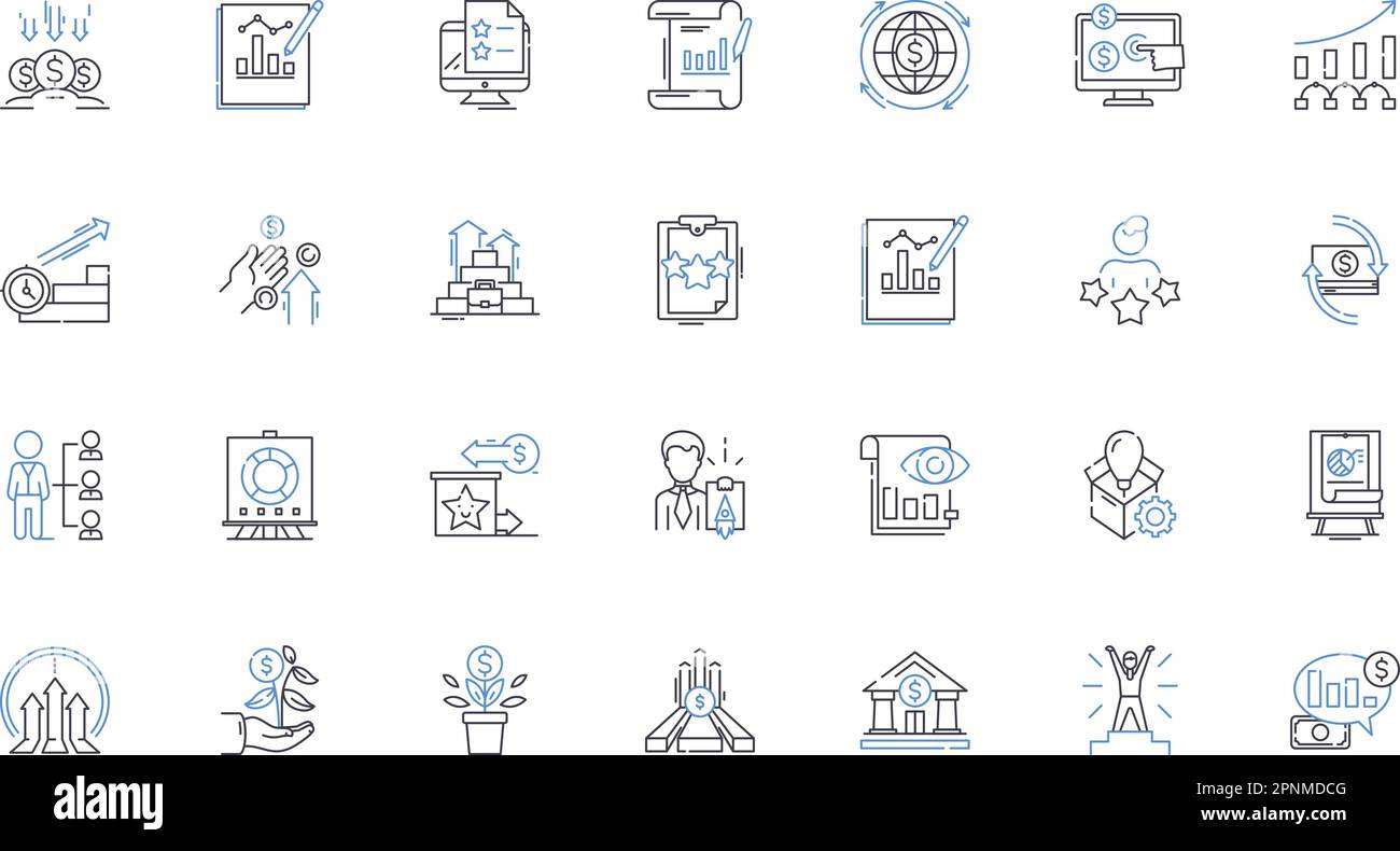 Industrial investigation line icons collection. Manufacturing, Safety ...