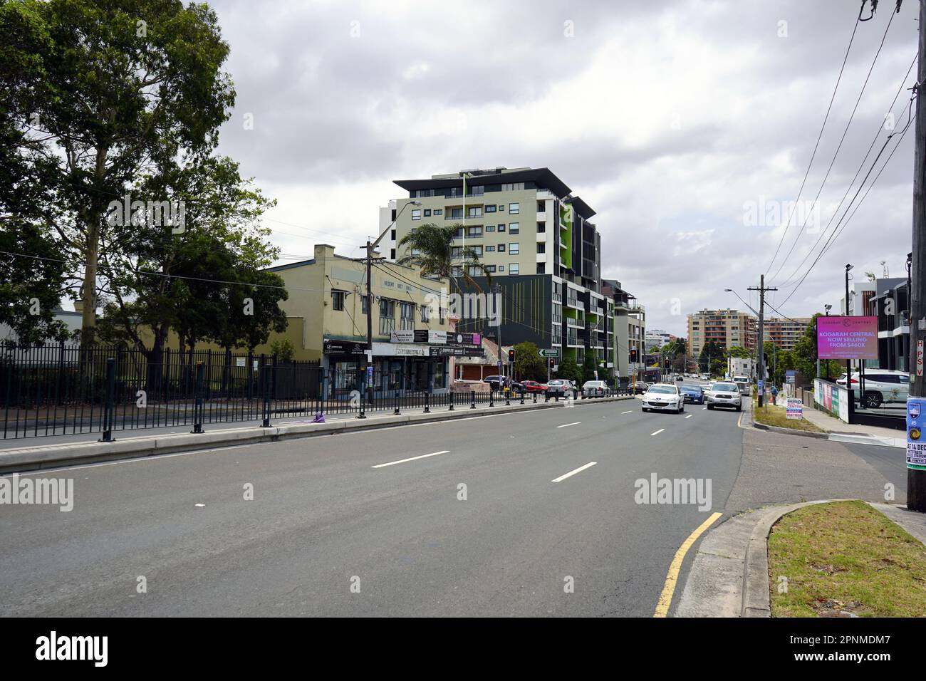 Sydney, NSW - Australia -13-12-2019: View of Princes Highway in Kogarah ...