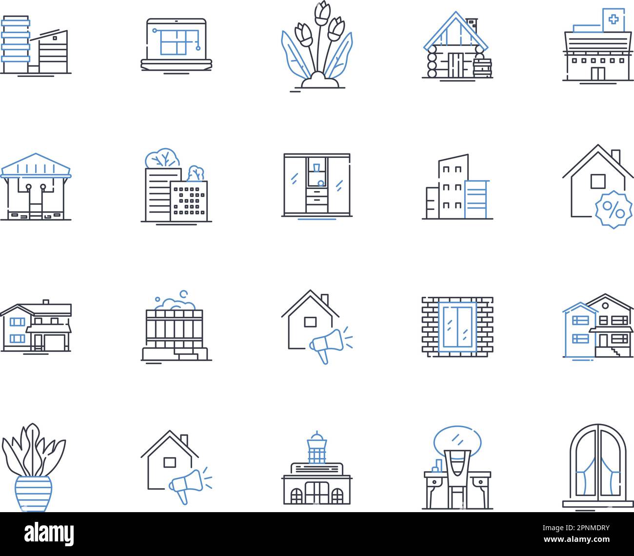 Rehabilitating line icons collection. Recovery, Therapy, Restoration ...