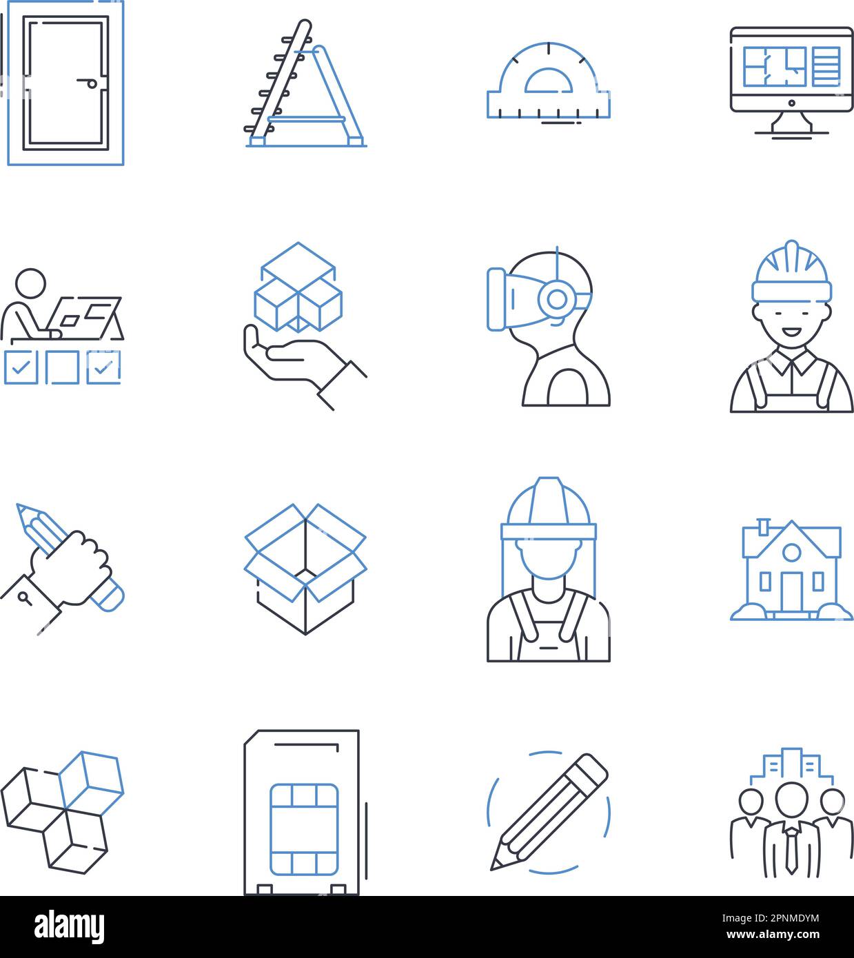 Precise craftsmanship line icons collection. Precision, Mastery ... Precise craftsmanship line icons collection. Precision, Mastery ...