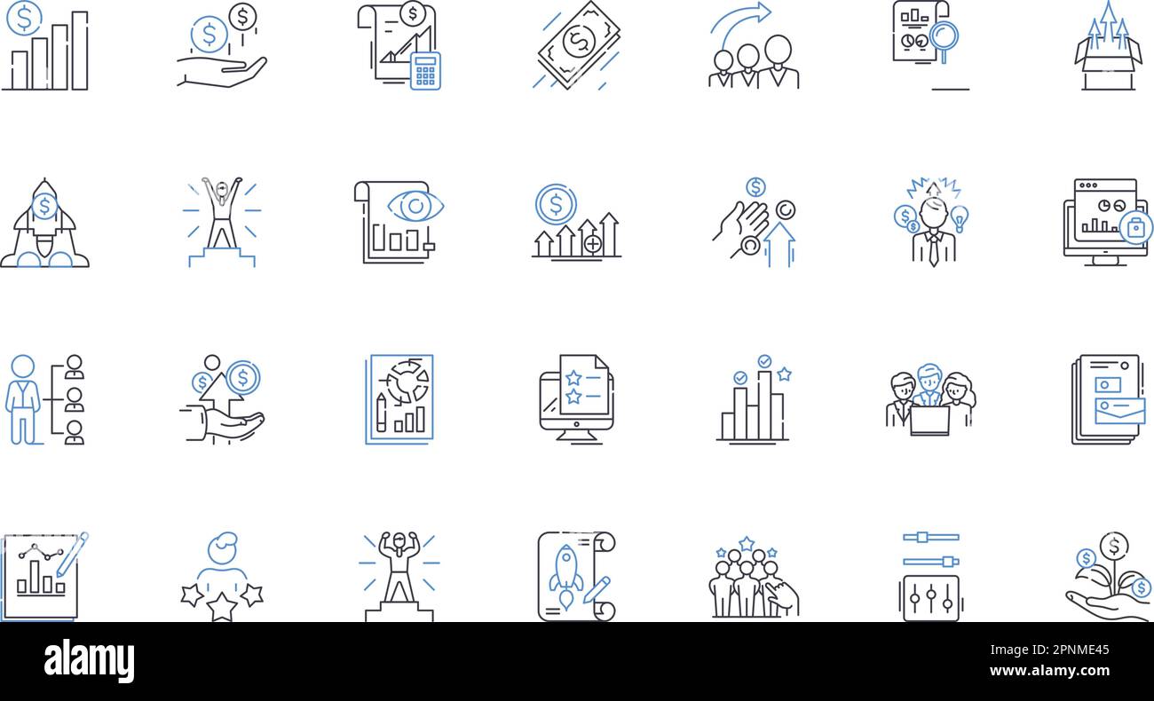 Competency line icons collection. Proficiency, Skill, Ability ...