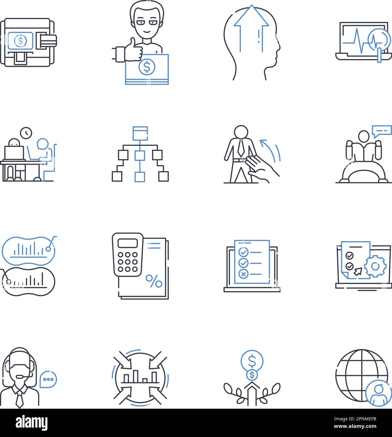 Payment returns line icons collection. Refunds, Reimbursement ...