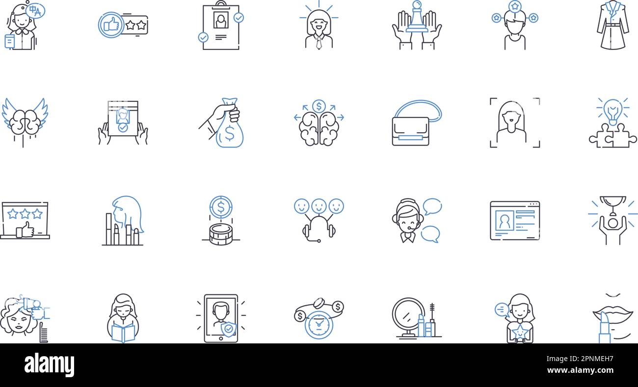 Board Member line icons collection. Leadership, Responsibility ...