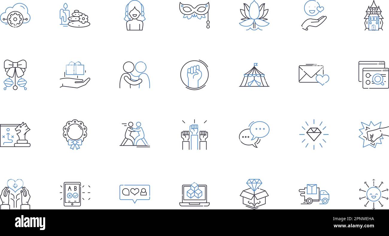 Workmanship line icons collection. Precision, Craftsmanship, Diligence ... Workmanship line icons collection. Precision, Craftsmanship, Diligence ...