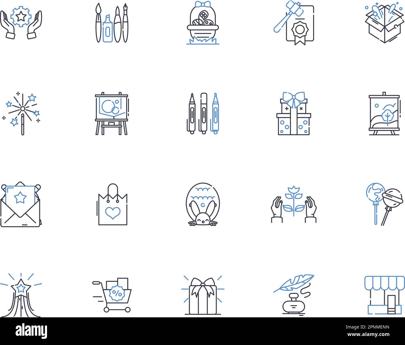 Remembrances line icons collection. Memories, Nostalgia, Reflections ...