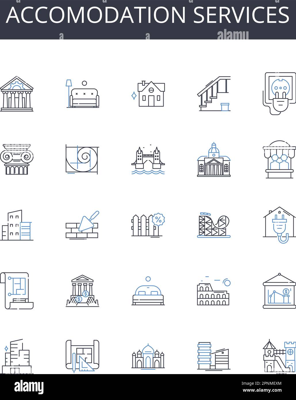 Military housing facilities Stock Vector Images - Alamy