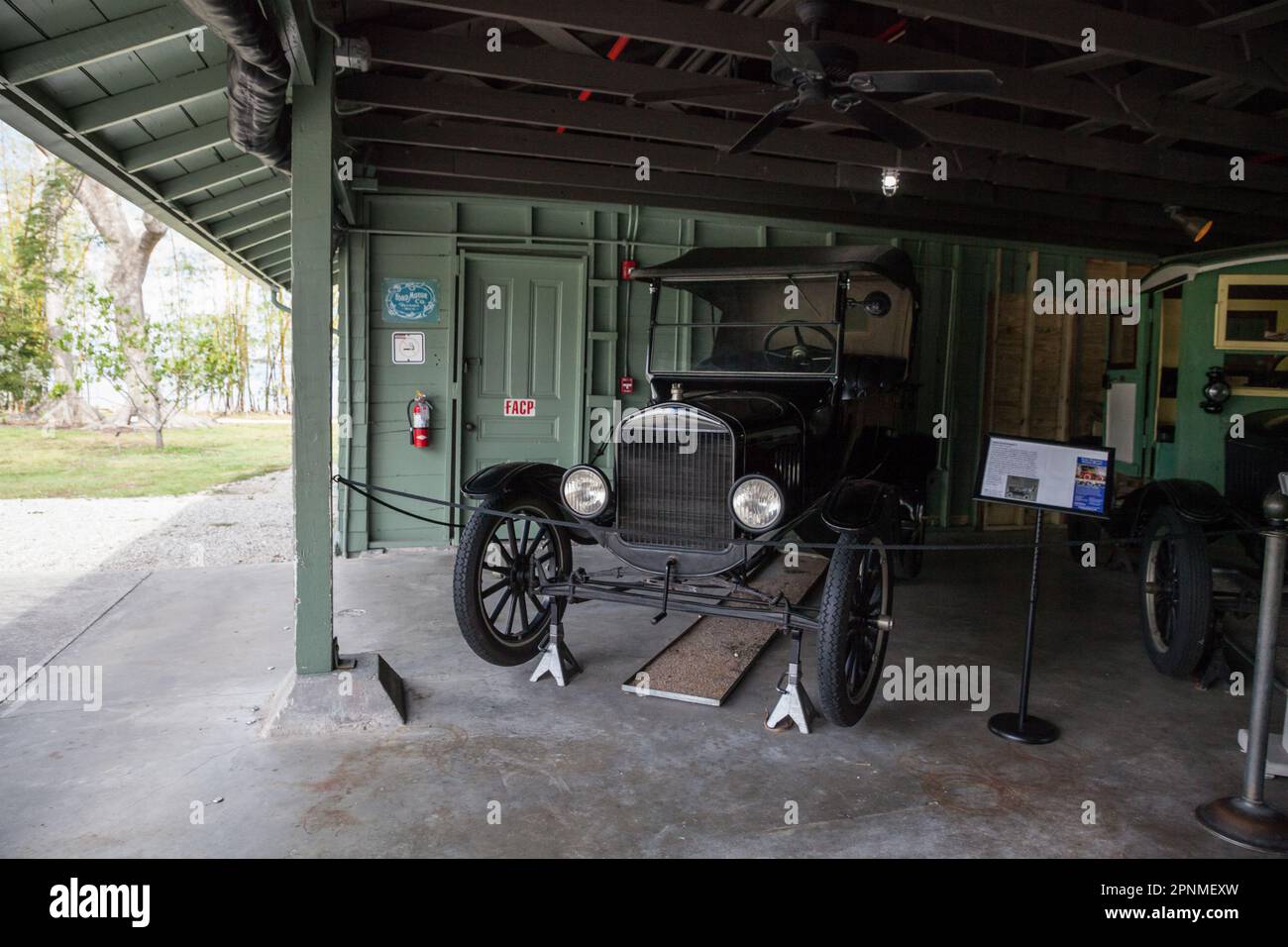 Fort Myers, Florida – April 8, 2023: 1923 Black Ford Model T Touring at ...