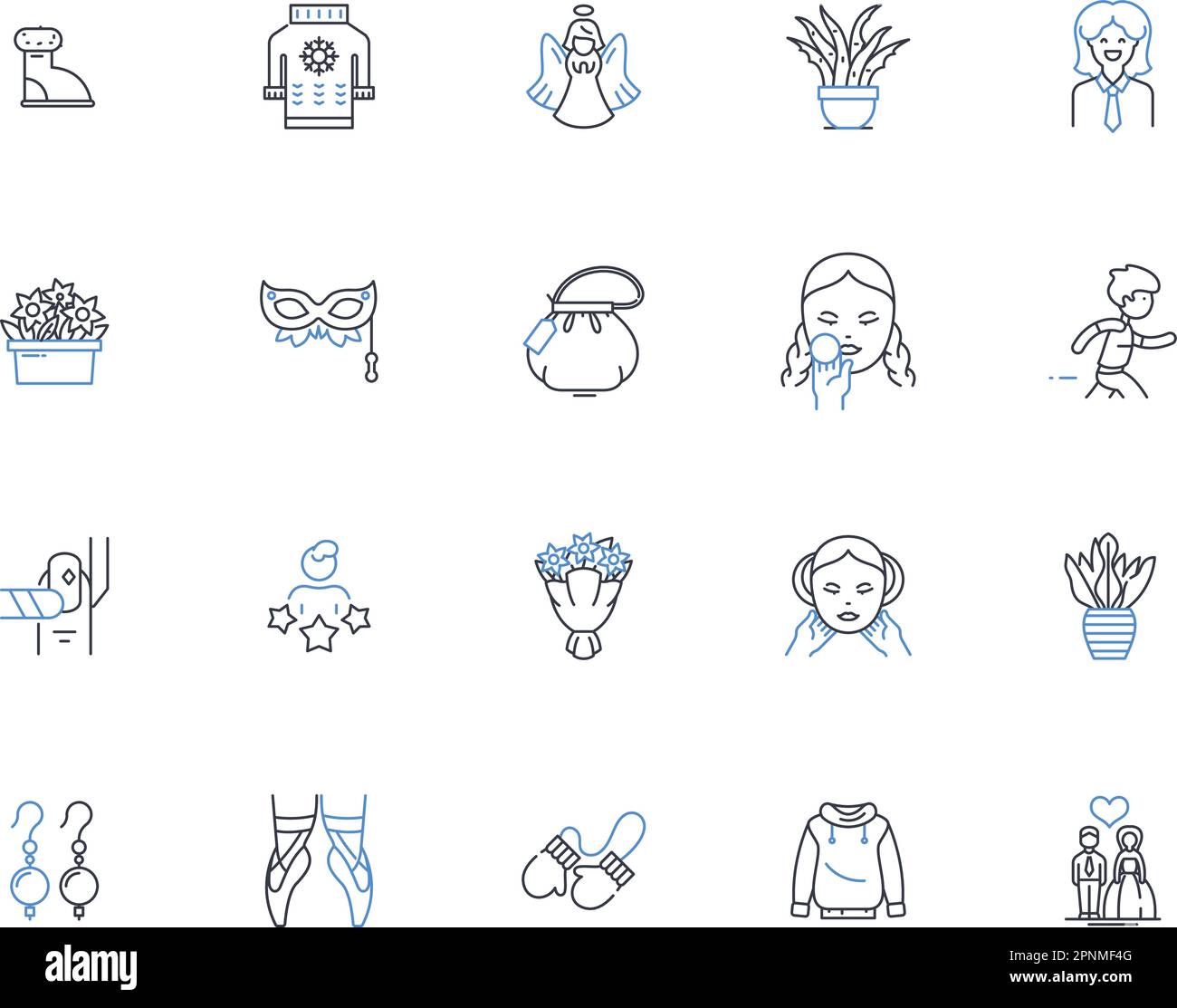 Peaceful calm line icons collection. Serenity, Tranquility, Stillness ...