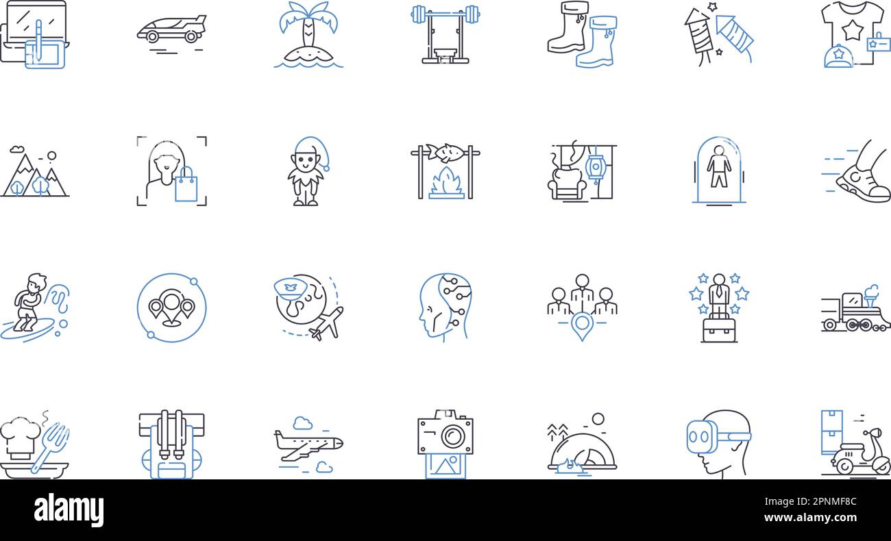 Personal choices line icons collection. Freedom, Autonomy ...