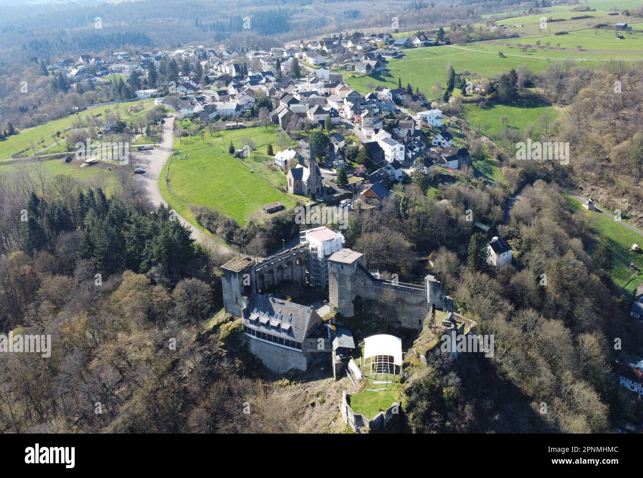 Rough castle aerial hi-res stock photography and images - Alamy