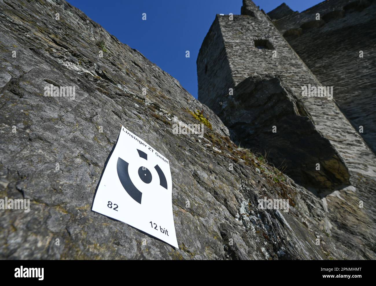 Hohenstein, Germany. 05th Apr, 2023. One of the many measuring points ...