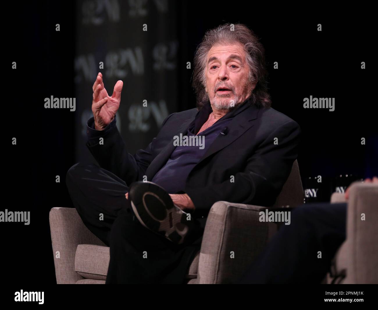 Actor Al Pacino appears onstage at the 92nd Street Y on Wednesday ...