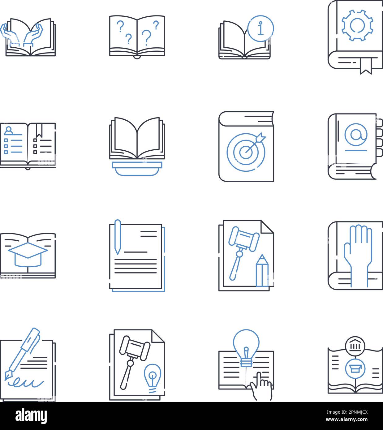 Intellectual growth line icons collection. Learning, Development ...
