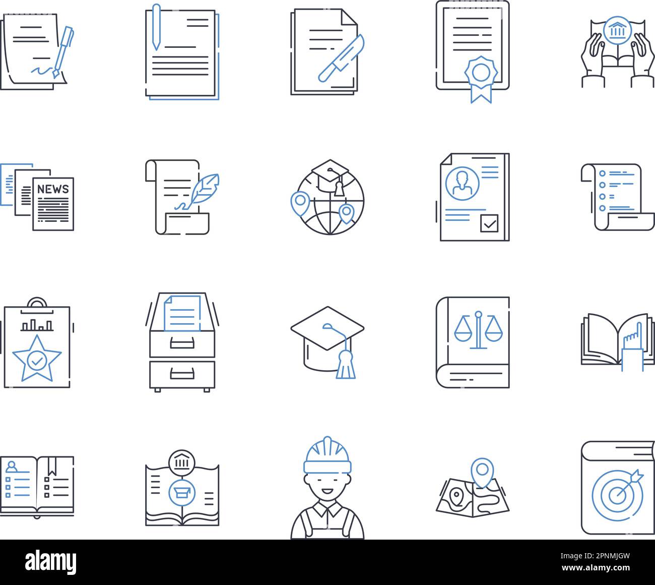 Superior instruction line icons collection. Mastery, Expertise ... Superior instruction line icons collection. Mastery, Expertise ...