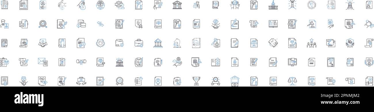 Lawful line icons collection. Justice, Ethical, Honorable, Righteous ...