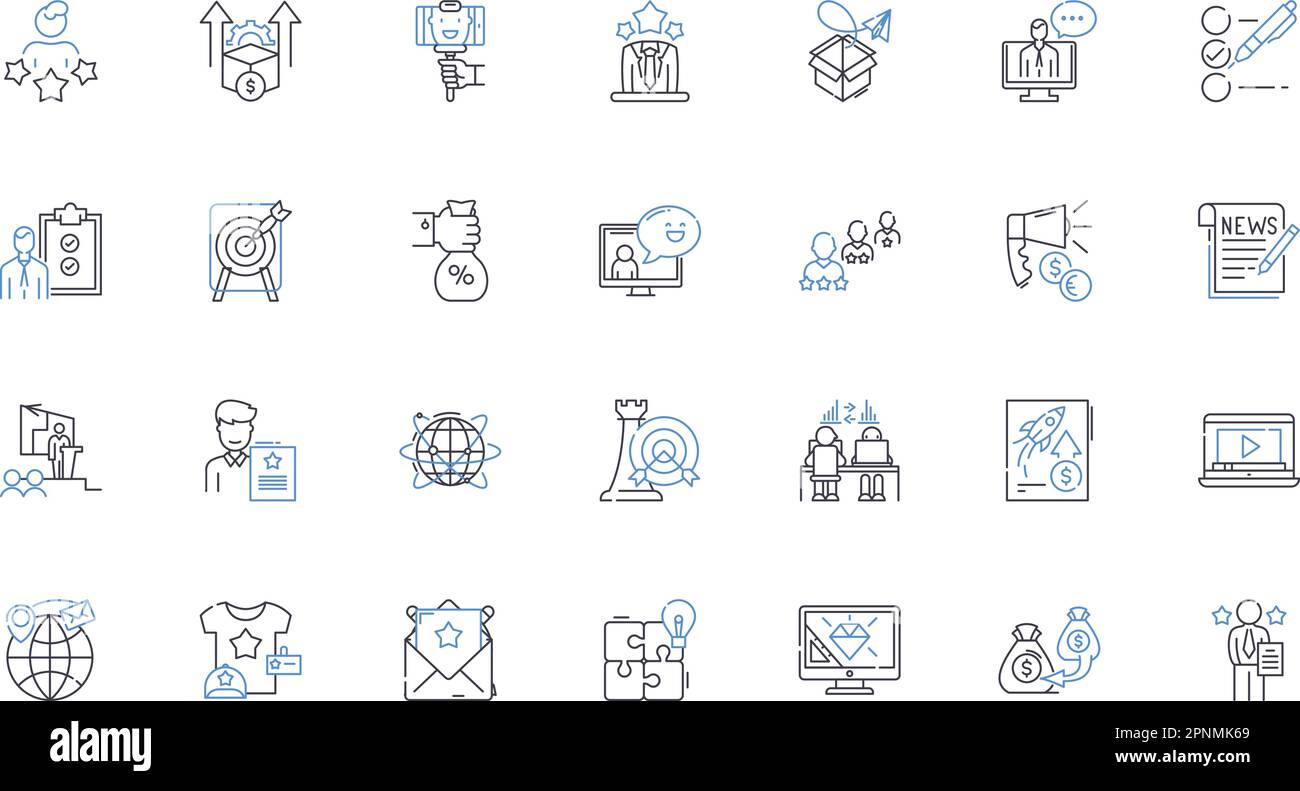 Advocacy line icons collection. Empowerment, Education, Justice ...