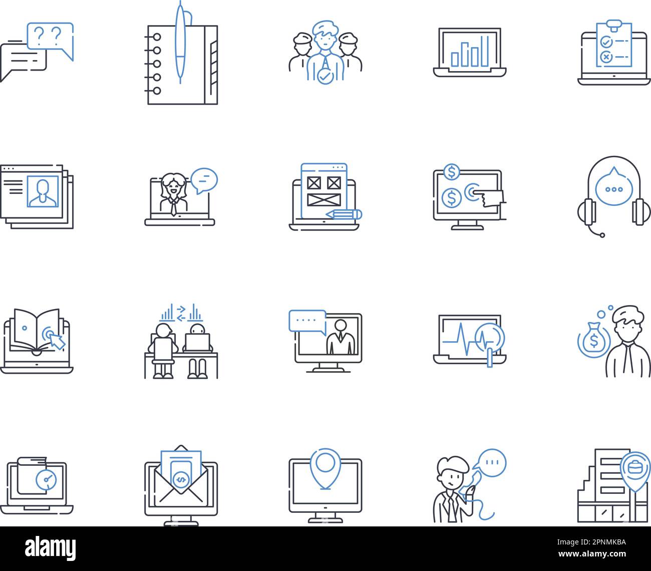 Outlying company line icons collection. Remote, Isolated, Rural ...