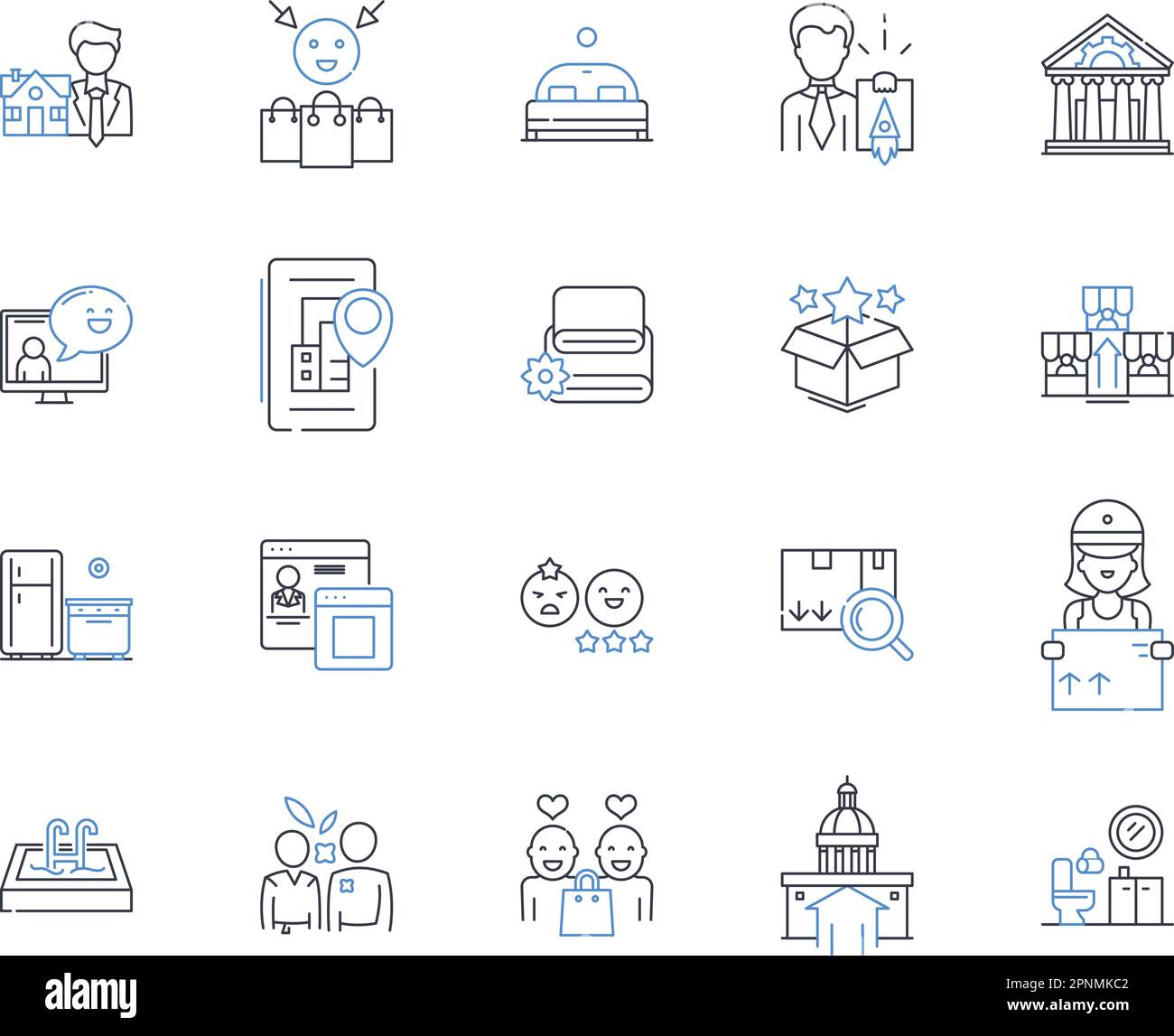 Hub line icons collection. Connectivity, Collaboration, Efficiency ... Hub line icons collection. Connectivity, Collaboration, Efficiency ...