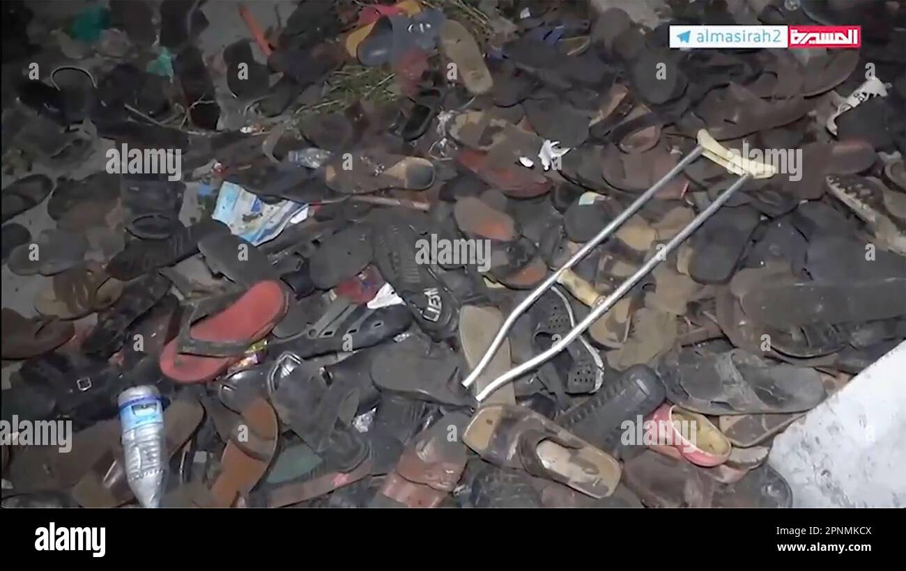 This image from a video, shows the aftermath of a deadly stampede in ...
