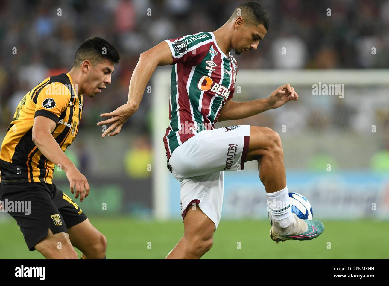 Rio, Brazil - april 18, 2023, Andre player in match between Fluminense ...