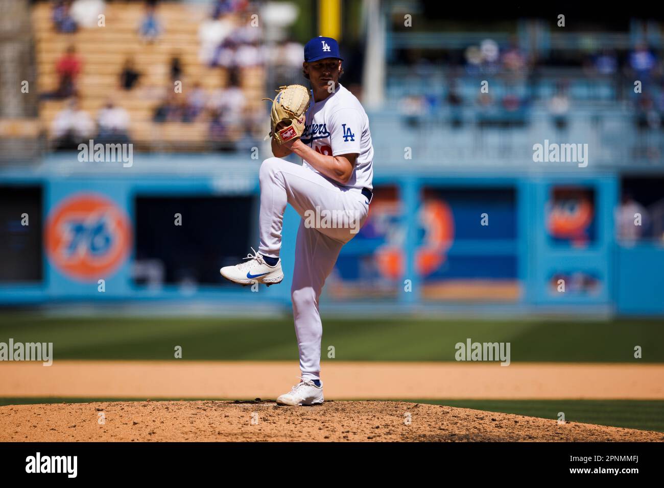 LOS ANGELES, CA - APRIL 19: Los Angeles Dodgers relief pitcher Shelby ...