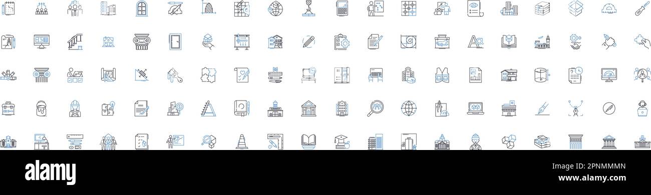 Design line icons collection. Aesthetics, Creativity, Inspiration ...