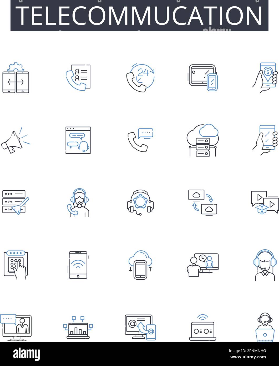 Telephony systems Stock Vector Images - Alamy