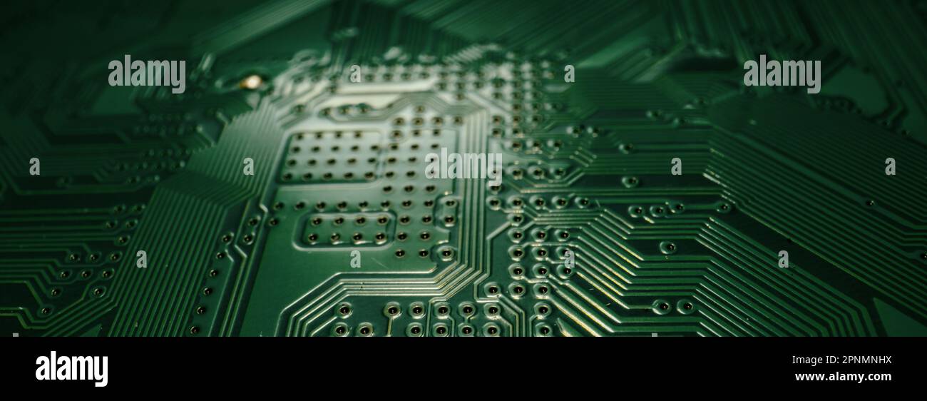 Electronic circuit board technology background. Electronic plate ...