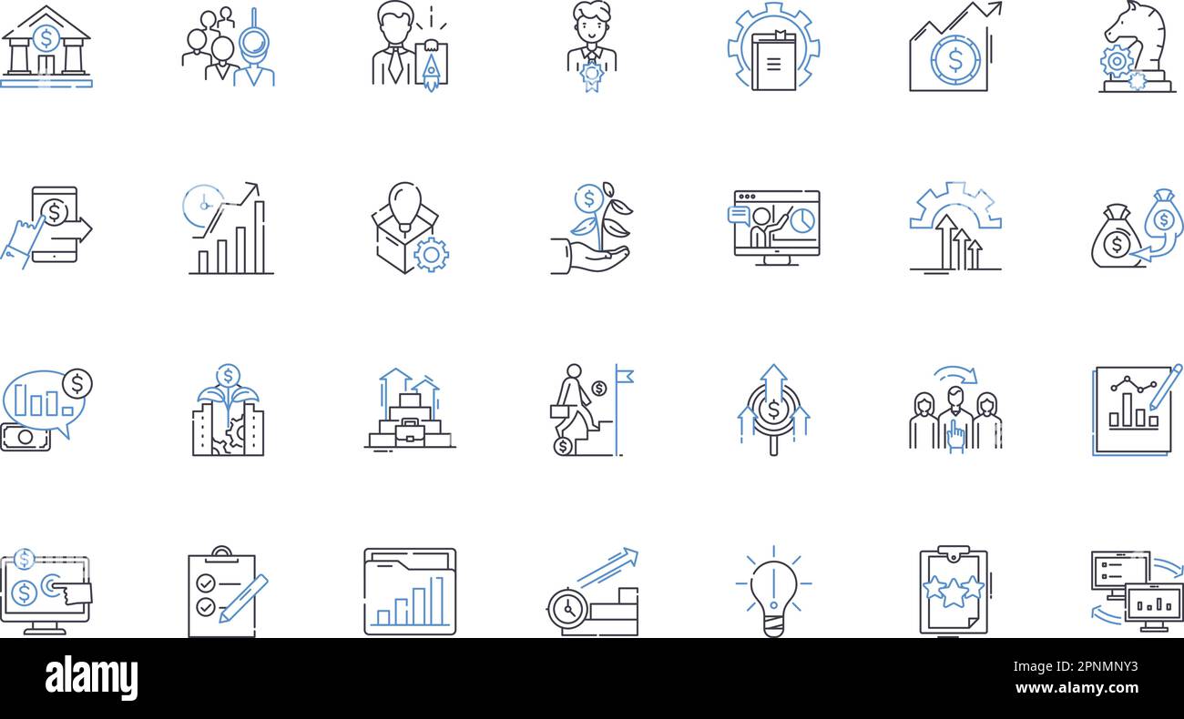 Capability line icons collection. Aptitude, Expertise, Proficiency ...