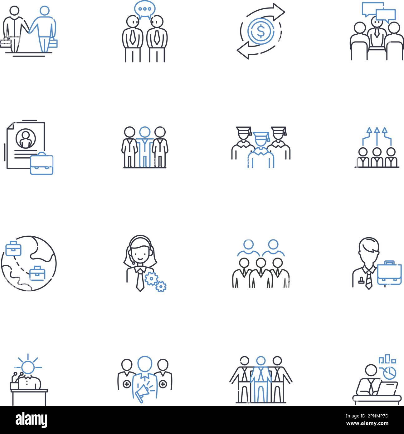 Education consultancy line icons collection. Guidance, Counseling ...