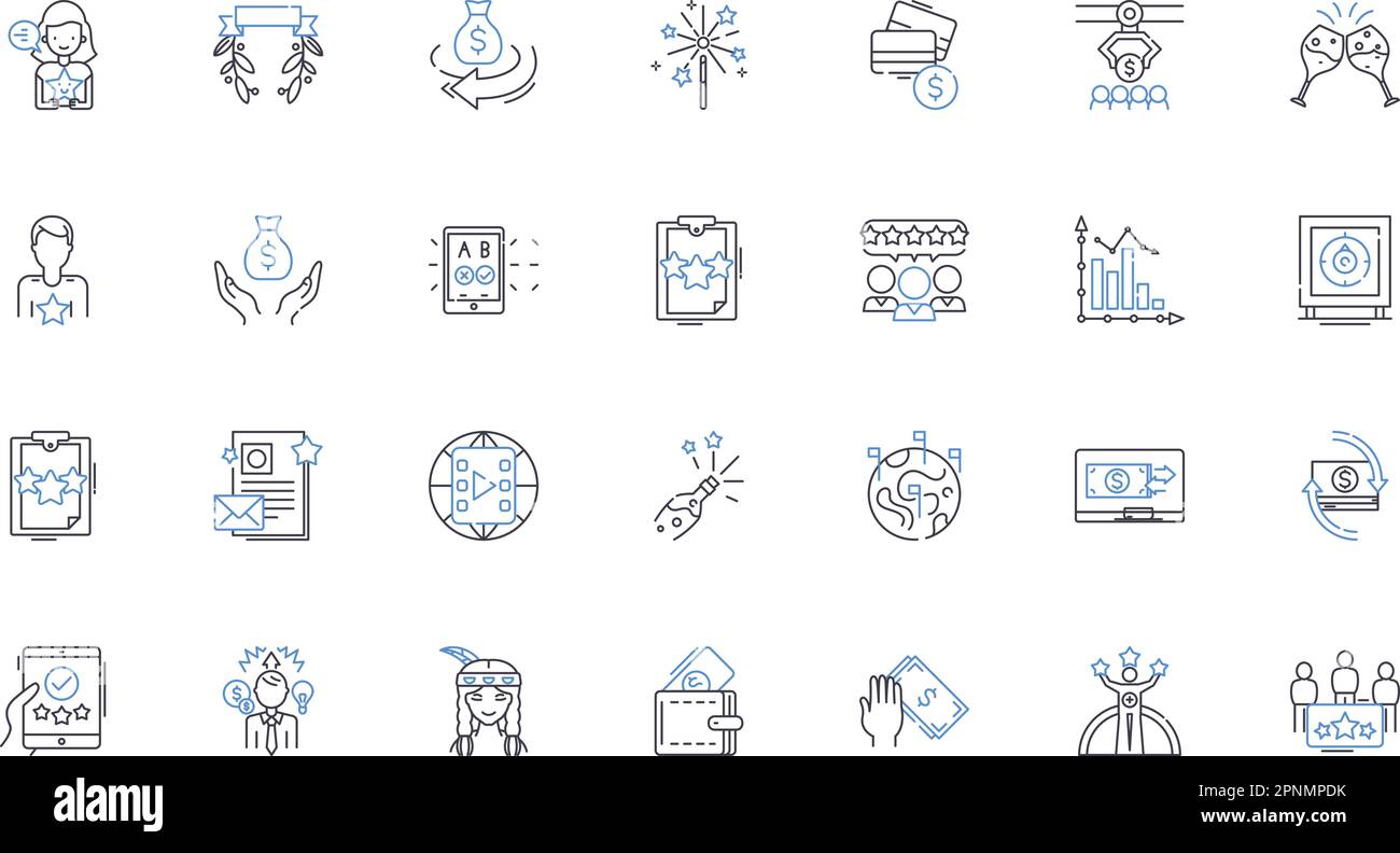 Risk assessment line icons collection. Vulnerability, Hazard, Exposure ...