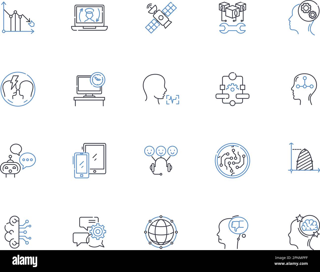 Sales Strategy Line Icons Collection Incentives Tactics Pipeline