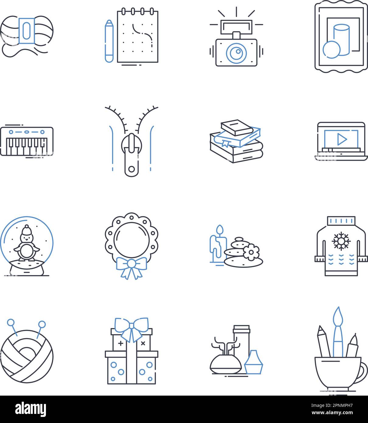 Business strategies line icons collection. Innovation, Agility ...