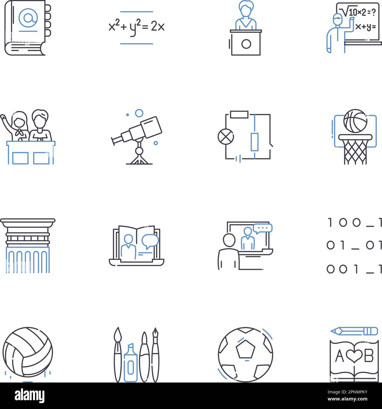 Trade school line icons collection. Education, Vocation, Skills ...