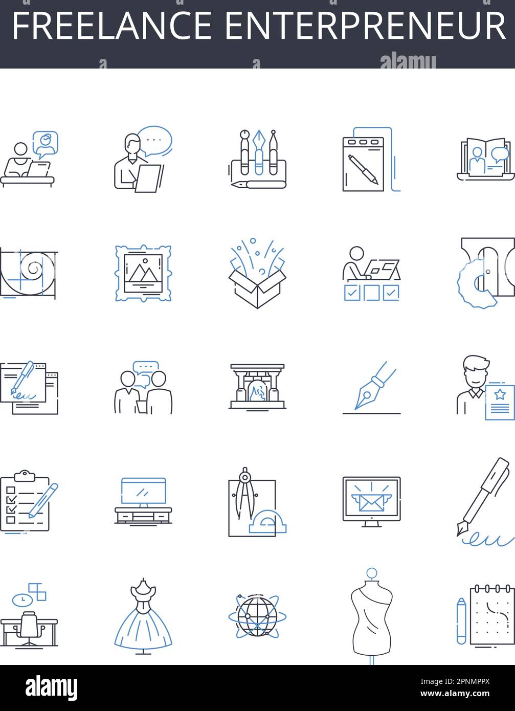 Startup founder solo preneur hi-res stock photography and images - Alamy