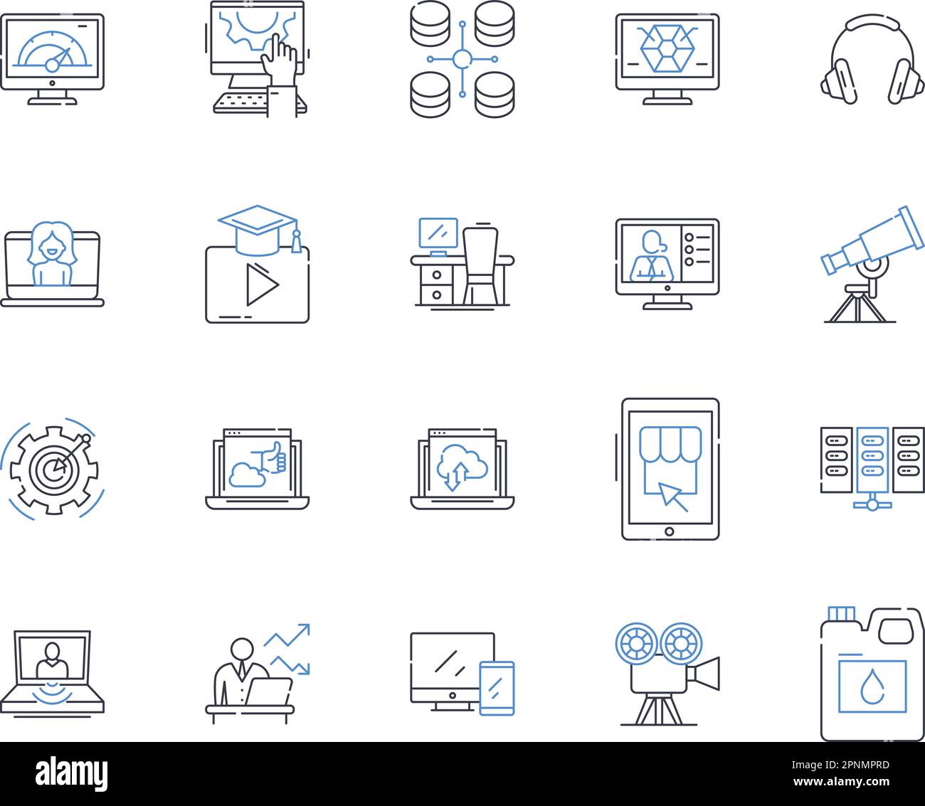 Systems line icons collection. Complexity, Integration, Automation ... Systems line icons collection. Complexity, Integration, Automation ...