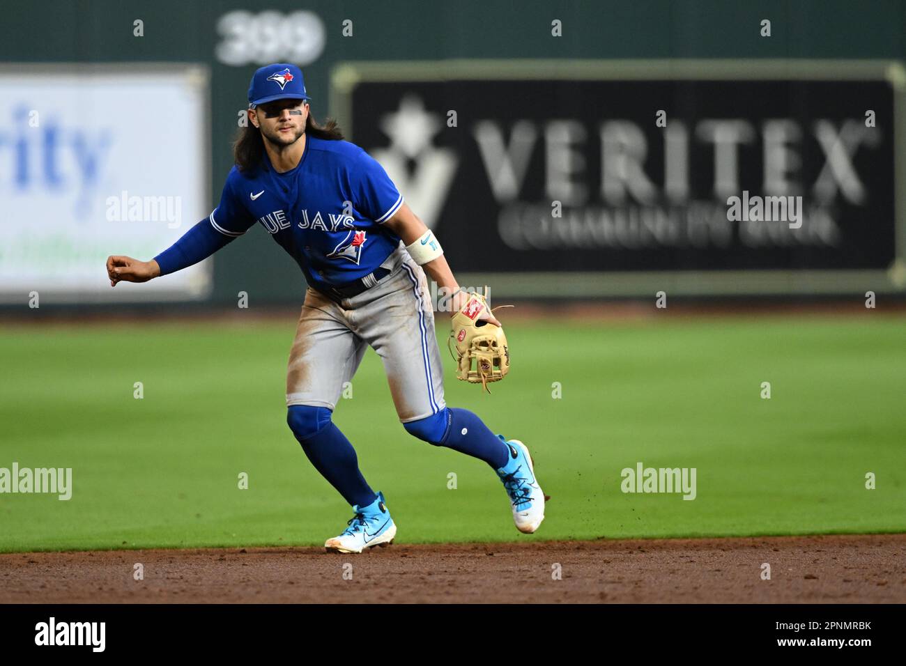 Toronto Blue Jays shortstop Bo Bichette (11) during the MLB game ...