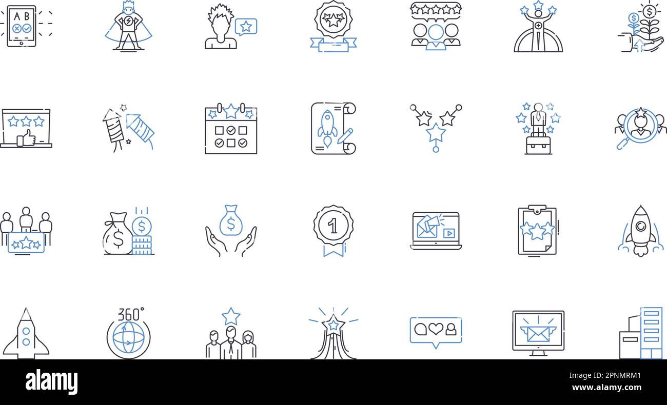 Riches line icons collection. Wealth, Prosperity, Abundance, Fortune ...