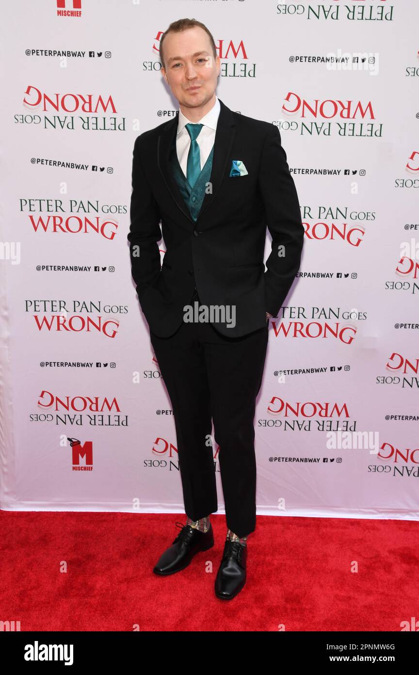 New York, USA. 19th Apr, 2023. Greg Tannahill attends "Peter Pan Goes ...