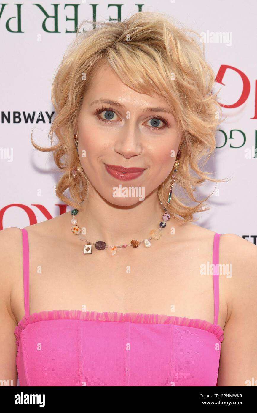 New York, USA. 19th Apr, 2023. Ellie Morris attends "Peter Pan Goes ...
