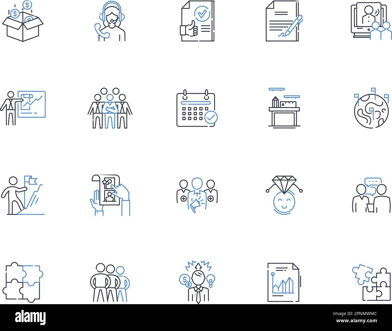 Pursuit task line icons collection. Adventure, Challenge, Competition ...