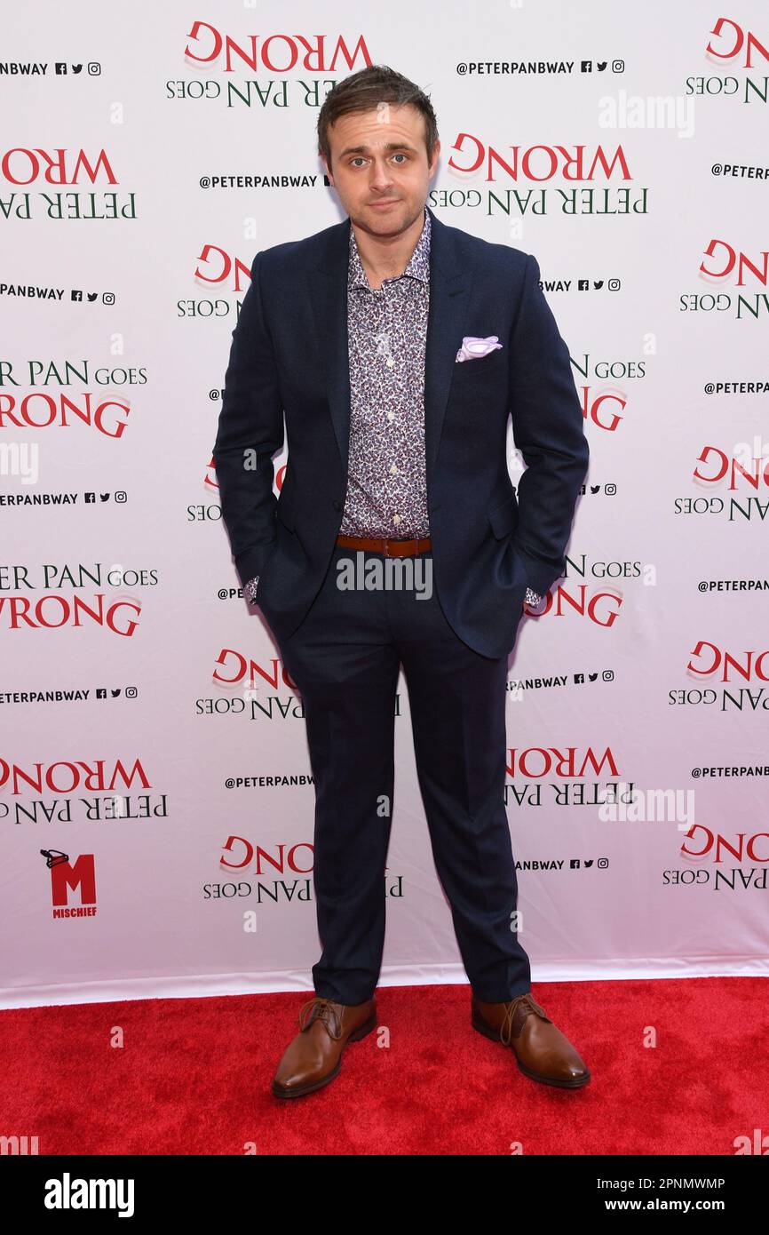 New York, USA. 19th Apr, 2023. Chris Leask attends "Peter Pan Goes ...