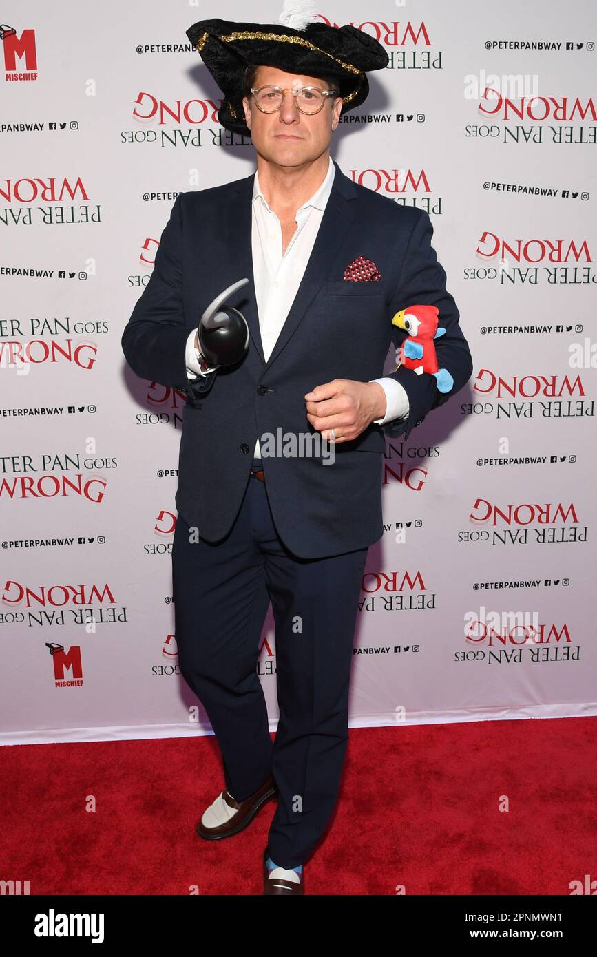 New York, USA. 19th Apr, 2023. Christopher Sieber attends "Peter Pan ...